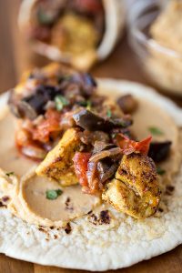 Moroccan Chicken Wrap | The Cozy Apron