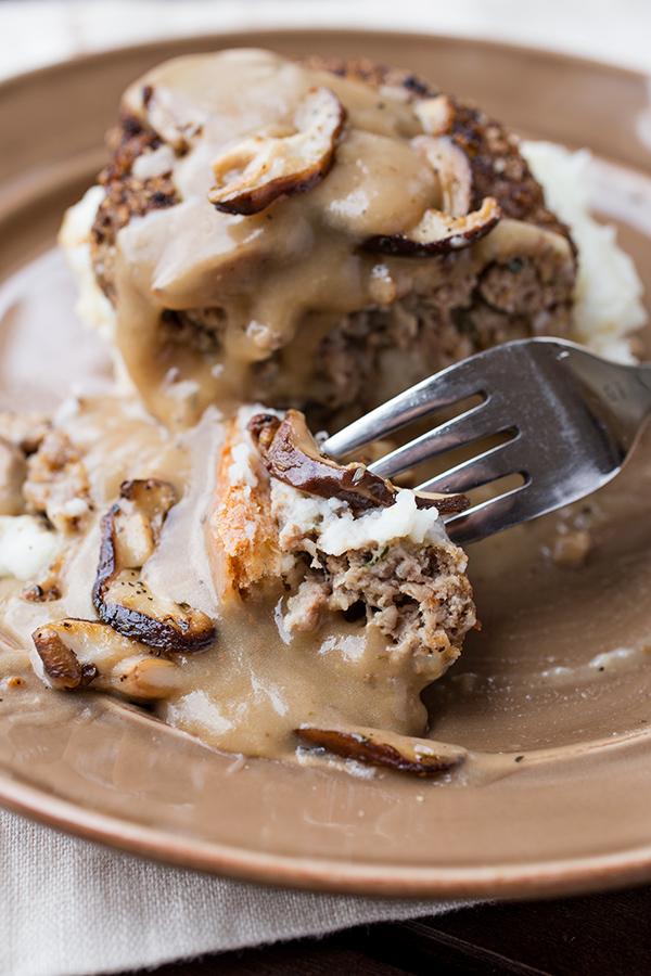 Crispy Fried Meatloaf Patty Sandwich Smothered In Mushrooms And Gravy Crispy Fried Meatloaf Patty Sandwich Smothered In Mushrooms And Gravy