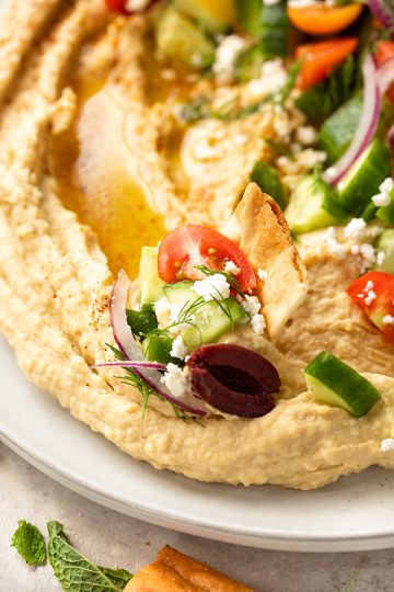 Loaded Hummus | The Cozy Apron