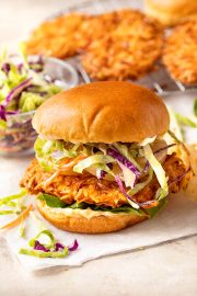 Coconut Crunch Chicken Sandwich | The Cozy Apron