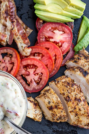 Chicken Club Wrap | The Cozy Apron