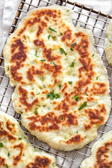 Flatbread Recipe with Garlic and Herbs | The Cozy Apron