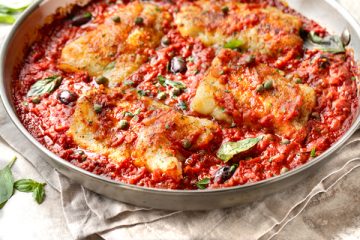 Baked Cod in Spicy Tomato Sauce | The Cozy Apron